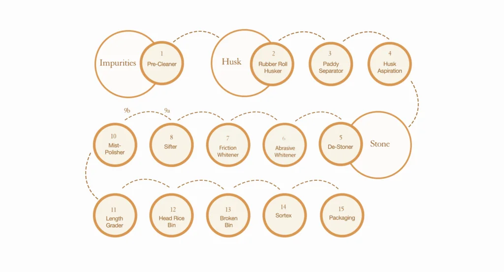 Our Process - Waqar Rice Mill